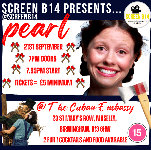 Screen B14 Thursday Film Night: Pearl (15) - Film Birmingham
